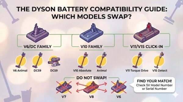 Dyson Models Same Battery: Complete Compatibility Guide – ELO Power ...